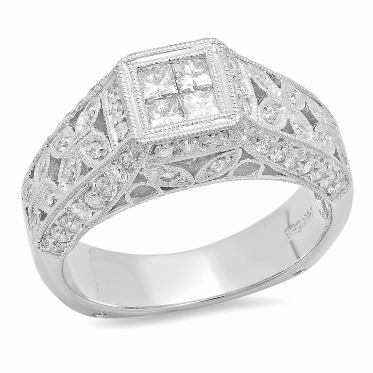 14K White Gold Engagement Ring - Westwood Jewelers